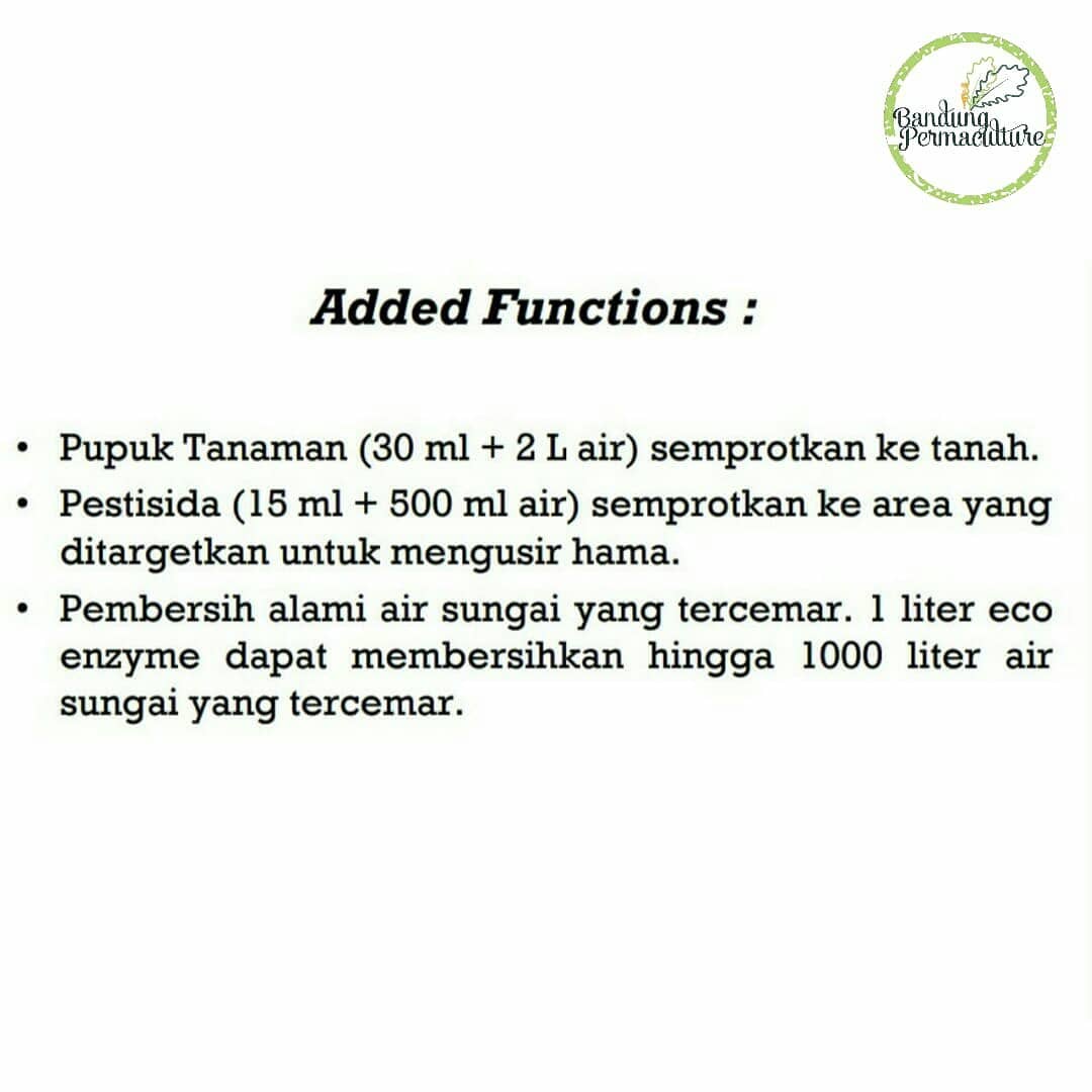 Pengolahan Limbah Organik – Eco Enzyme – Suma Natural Pengolahan Limbah Organik – Eco Enzyme – Suma Natural